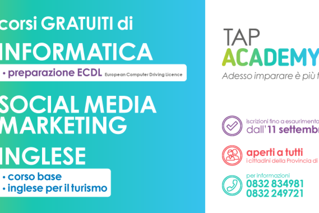 TAP Academy: free courses for local communities › Trans Adriatic ...